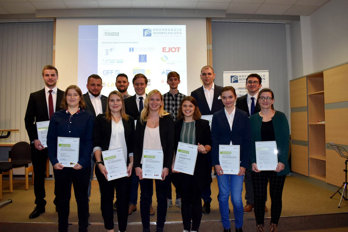 Deutschlandstipendium an 17 Studierende verliehen