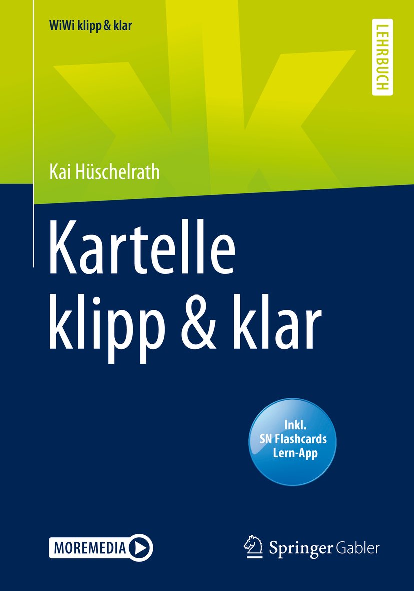 Lehrbuch zum Thema Kartelle bei Springer Gabler erschienen